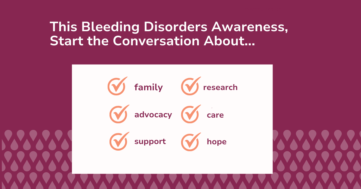 Bleeding Disorders Awareness Month: Start a conversation - Bio.News